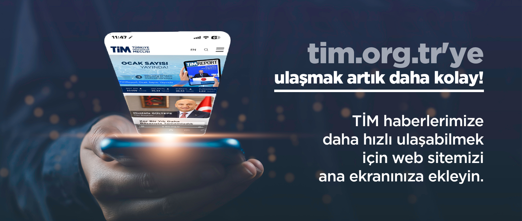 TİM - Türkiye İhracatçılar Meclisi - tim.org.tr'ye Ulaşmak Artık Daha Kolay
